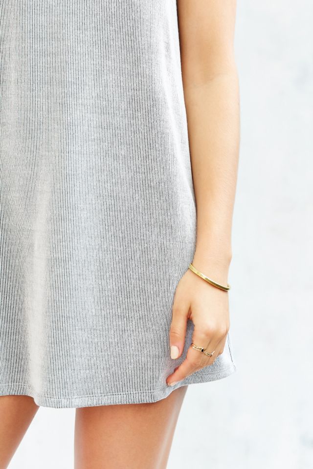 Silence Noise Muscle Mania Ribbed Tee Dress Urban Outfitters