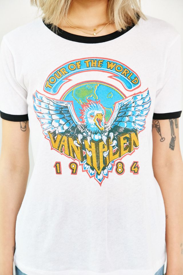Van Halen World Tour Ringer Tee | Urban Outfitters
