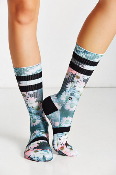 Stance Dizzy Daisy Crew Sock | Urban Outfitters Canada