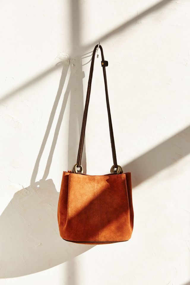 Kimchi Blue Rings Suede Bucket Bag | Urban Outfitters