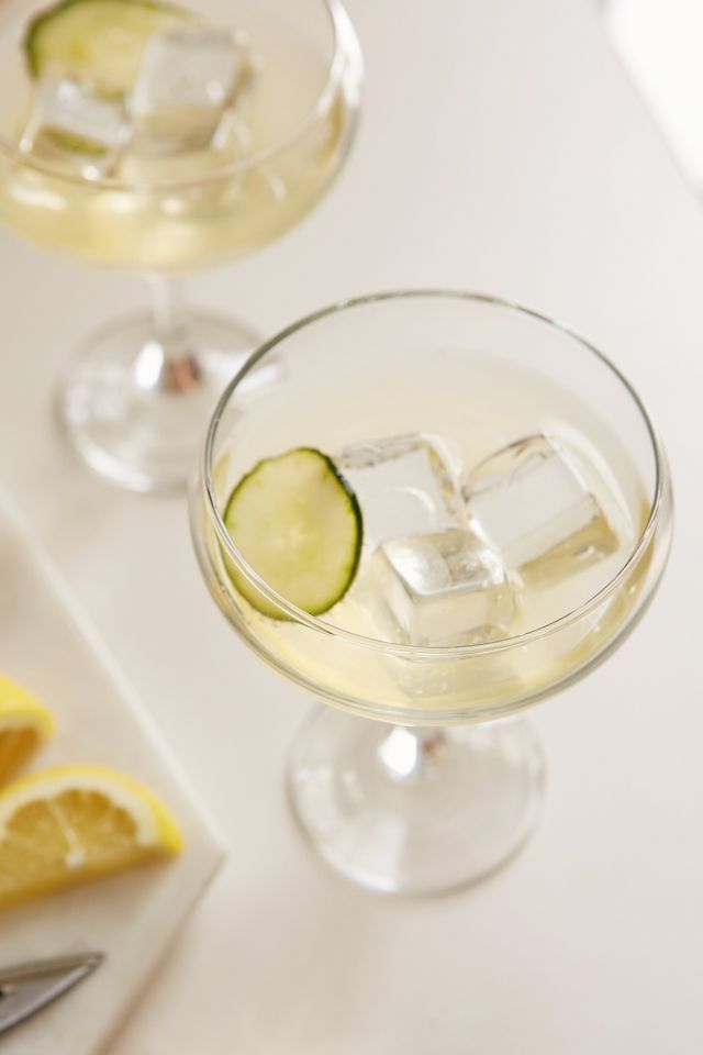 Vintage Style Coupe Glass Set | Urban Outfitters Canada