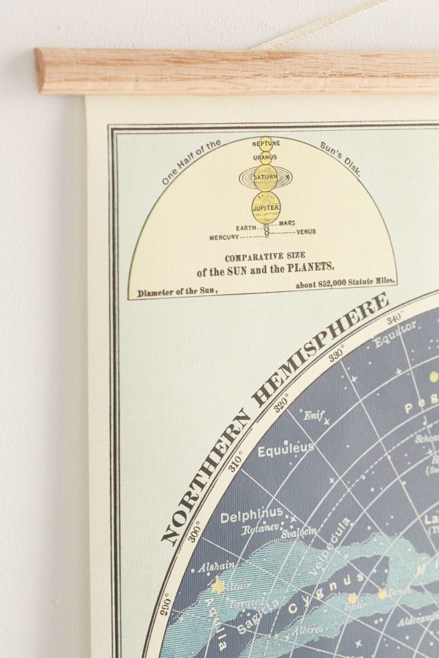 Hanging Celestial Chart Art Print | Urban Outfitters Canada
