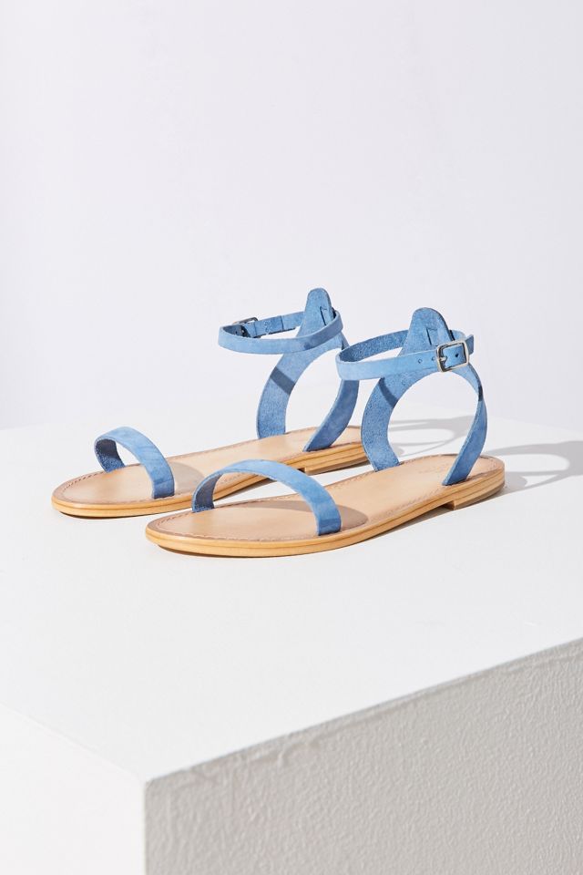 Hazel Suede Thin Strap Sandal | Urban Outfitters