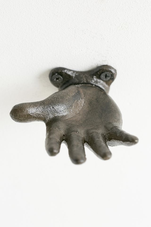 Open Palm Cast Iron Hook | Urban Outfitters