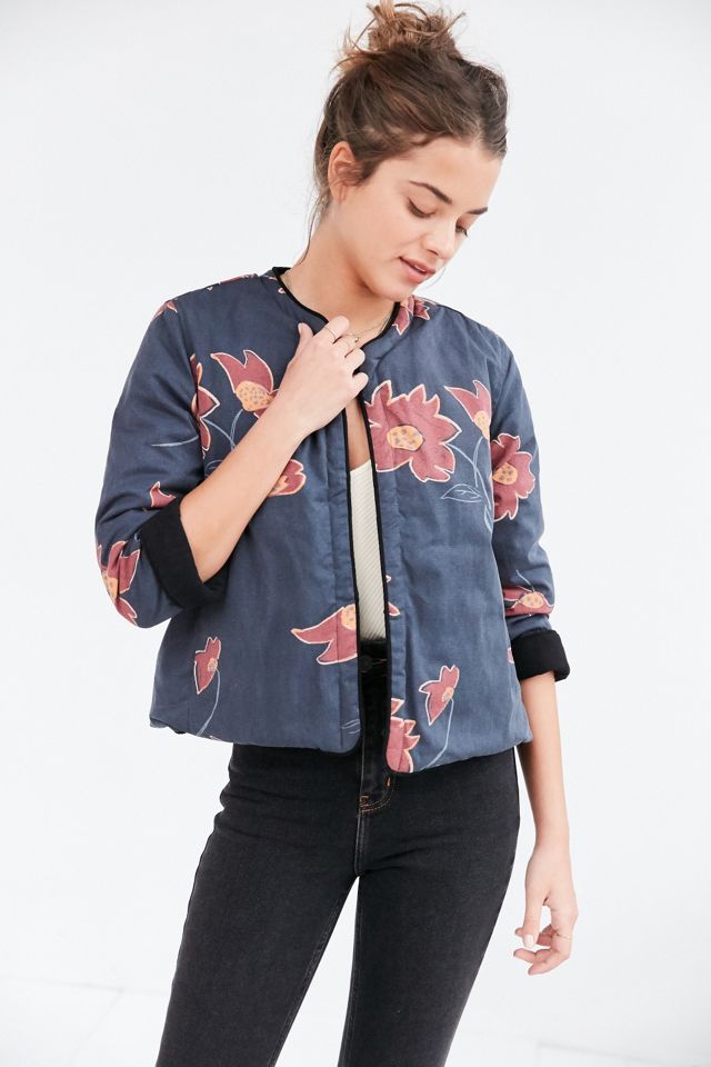 Kimchi Blue Wave Quilted Reversible Jacket | Urban Outfitters