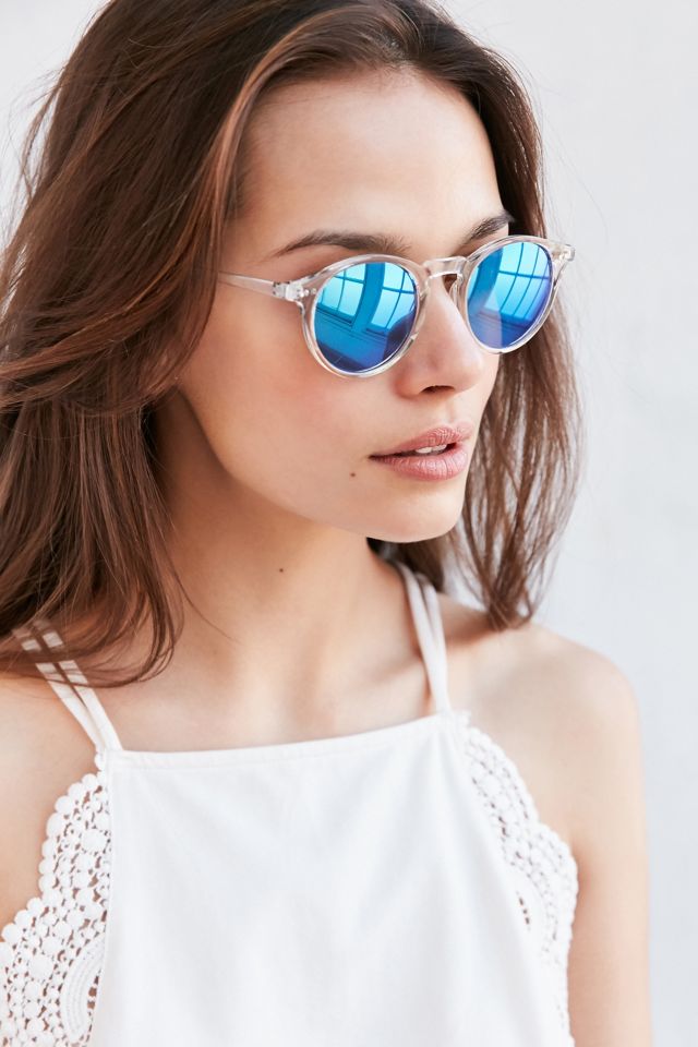 Clear Sky Round Sunglasses | Urban Outfitters