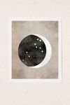 Claire Goodchild Moon & Stars Leo Art Print | Urban Outfitters