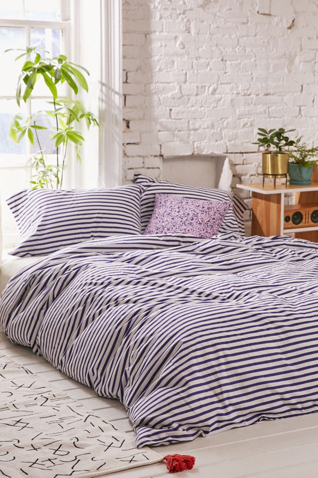 BAGGU & UO Sailor Stripe Duvet Cover | Urban Outfitters Canada