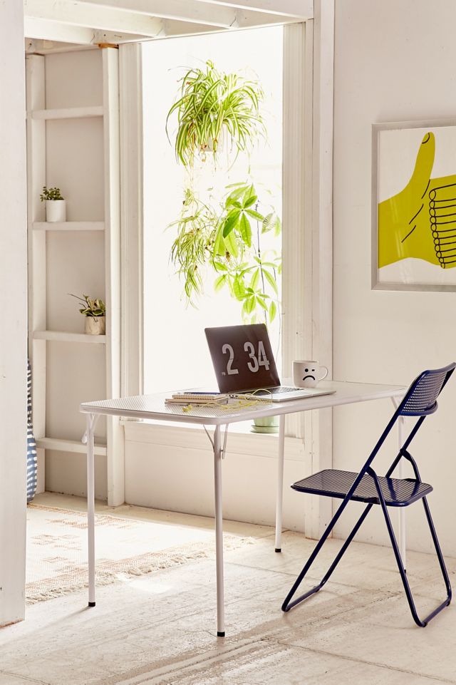 Steel Perforated Table | Urban Outfitters