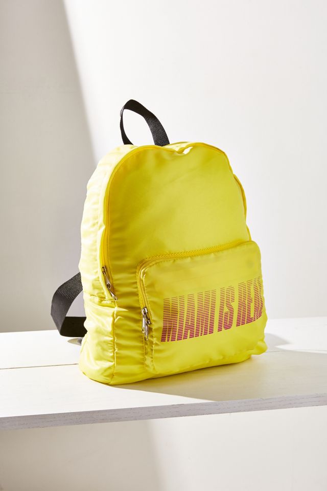 UO Souvenir Miami Packable Backpack | Urban Outfitters