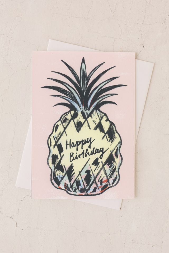 Pineapple Birthday Card | Urban Outfitters Canada