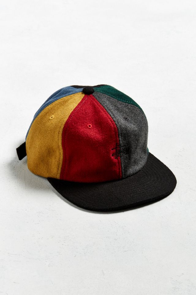 Stussy Multicolor Melton Wool Strapback Hat | Urban Outfitters Canada