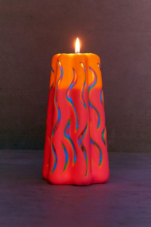 Wave Pillar Candle | Urban Outfitters