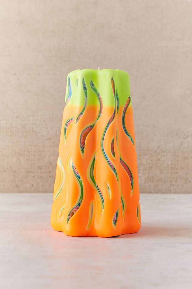 Wave Pillar Candle | Urban Outfitters