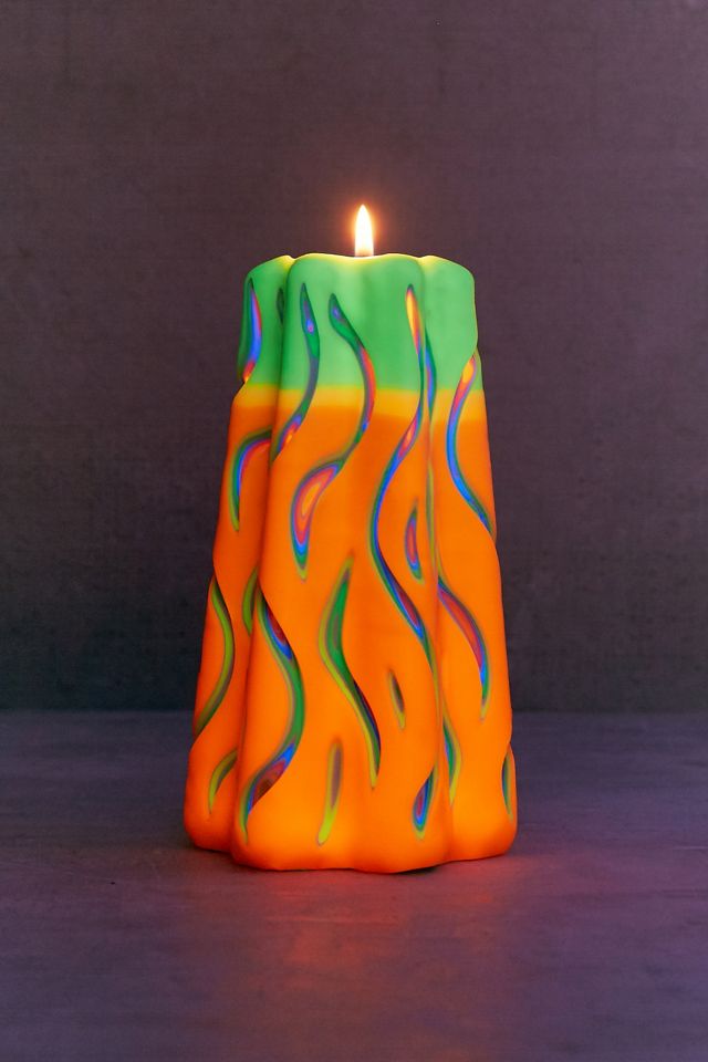 Wave Pillar Candle | Urban Outfitters
