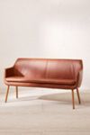 Nora Faux Leather Dining Bench | Urban Outfitters