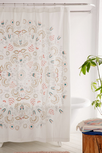 Milly Medallion Shower Curtain | Urban Outfitters Canada