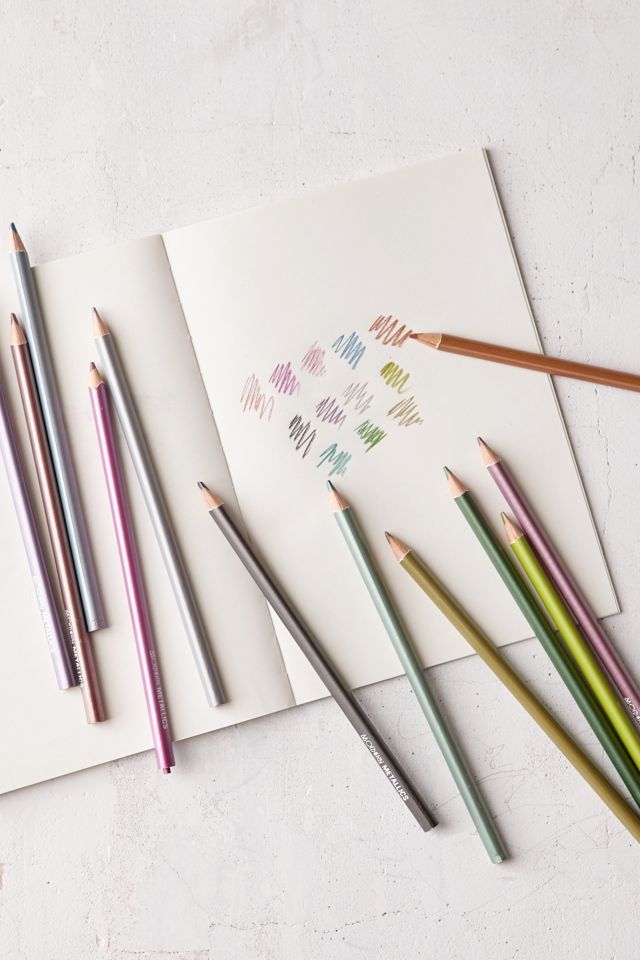 Metallic Colored Pencils Set | Urban Outfitters