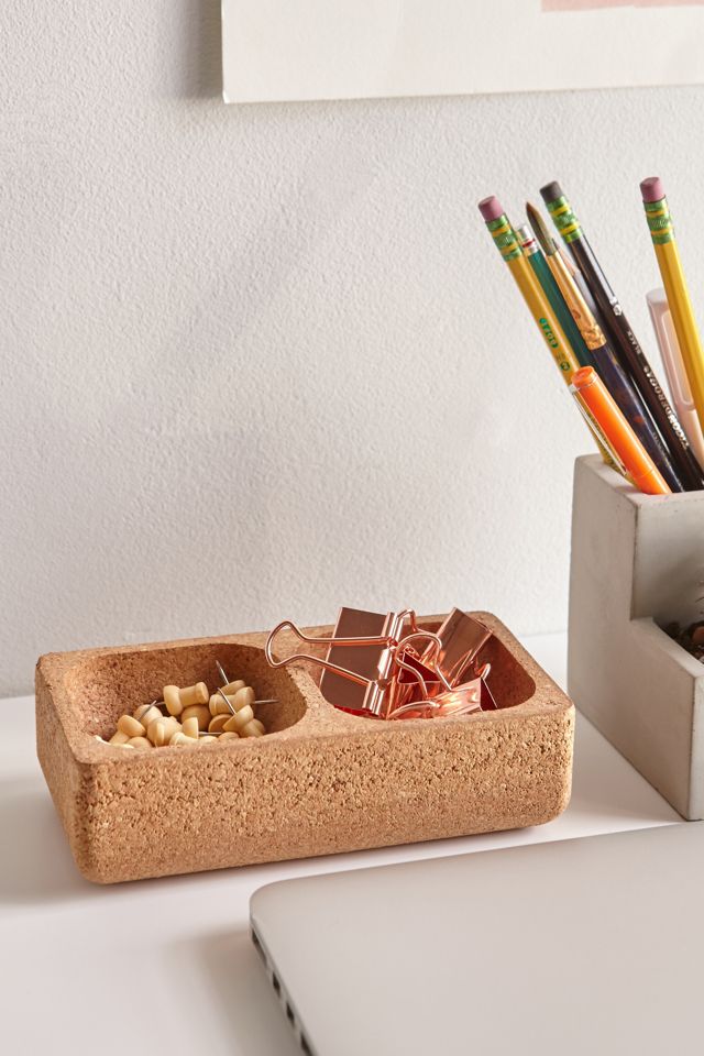 Rectangle Cork Desk Organizer | Urban Outfitters Canada