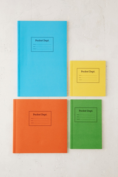 The Pocket Dept. Notebooks Set | Urban Outfitters