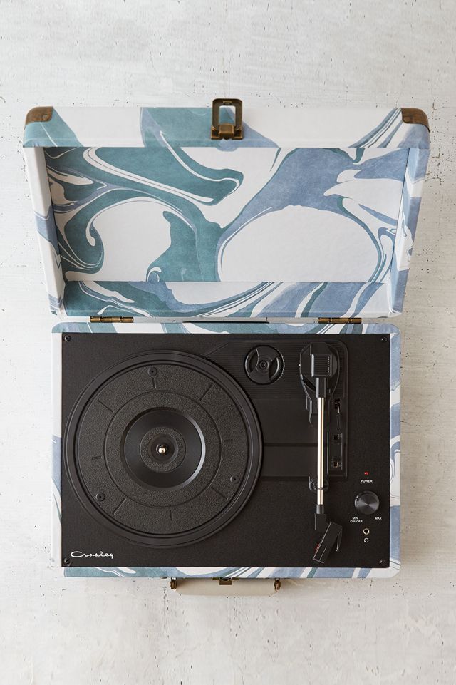 Crosley X UO Marble Cruiser Briefcase Portable Vinyl Record Player ...