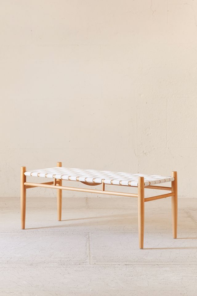 Cohen Woven Bench | Urban Outfitters