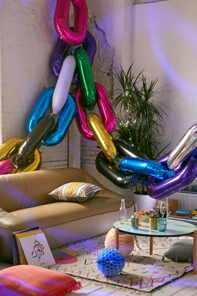 Chain Link Party Balloon | Urban Outfitters Canada