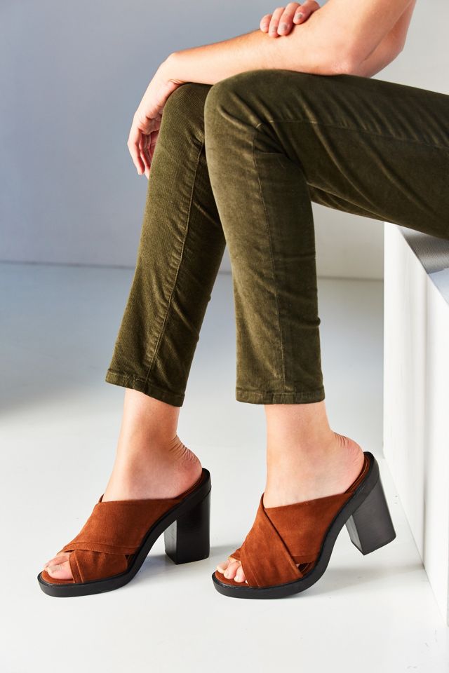 Laura Suede Cross Strap Mule | Urban Outfitters Canada