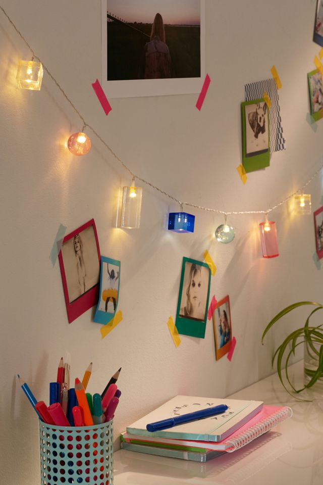 Acrylic Shapes String Lights | Urban Outfitters Canada