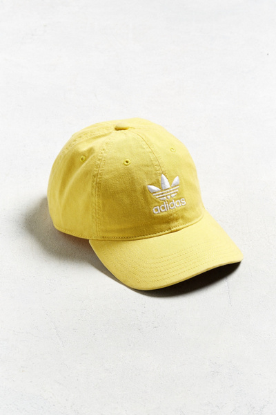 adidas Originals Relaxed Yellow Baseball Hat | Urban Outfitters