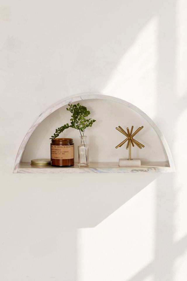Marbled Arc Shelf | Urban Outfitters
