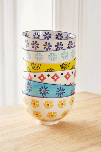 Mix + Match Printed Bowls Set | Urban Outfitters