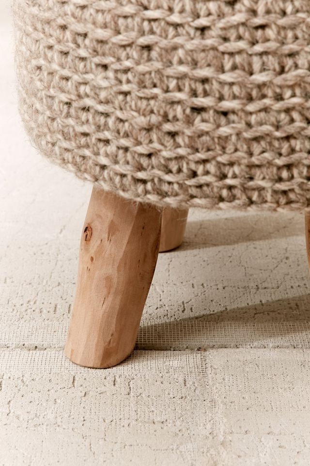 Cable Knit Stool | Urban Outfitters