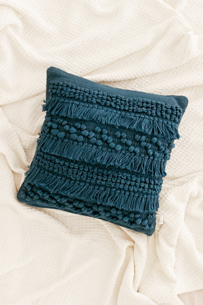 Anita Woven Shag Pillow | Urban Outfitters