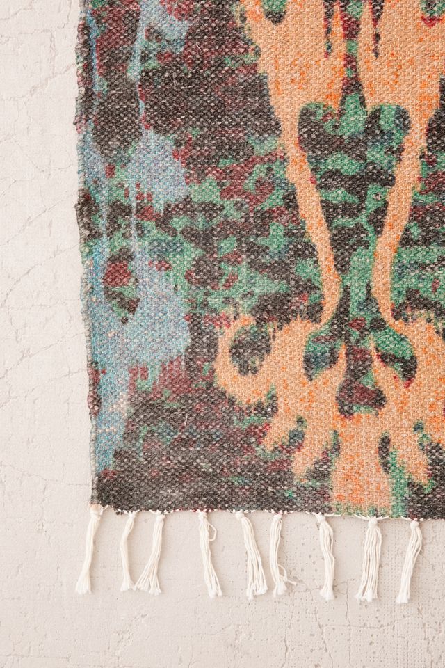 Mitra Printed Jute Rug | Urban Outfitters