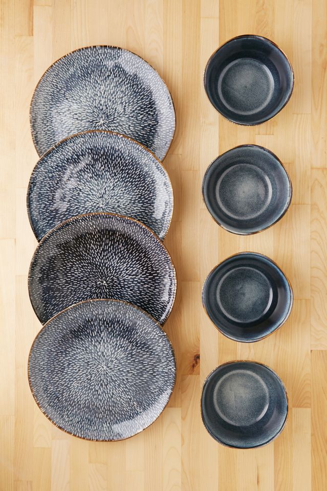 8-Piece Clay Reactive Glaze Dinnerware Set | Urban Outfitters