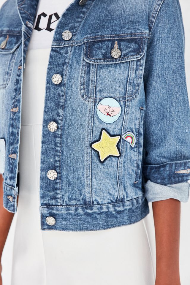 BDG Patched Up Denim Trucker Jacket | Urban Outfitters