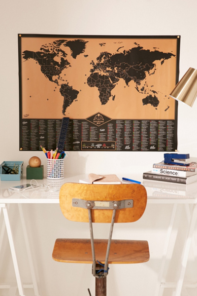 Adventure World Scratch Map | Urban Outfitters Canada
