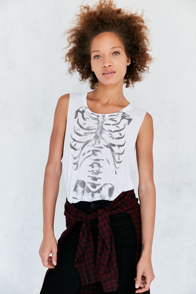 Future State Painted Rib Cage Muscle Tee | Urban Outfitters
