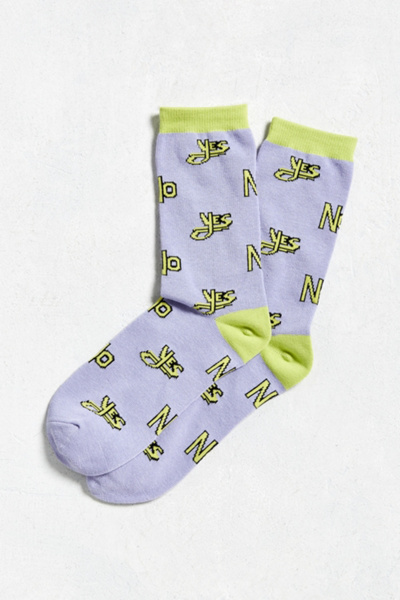 Yes No Sock | Urban Outfitters Canada