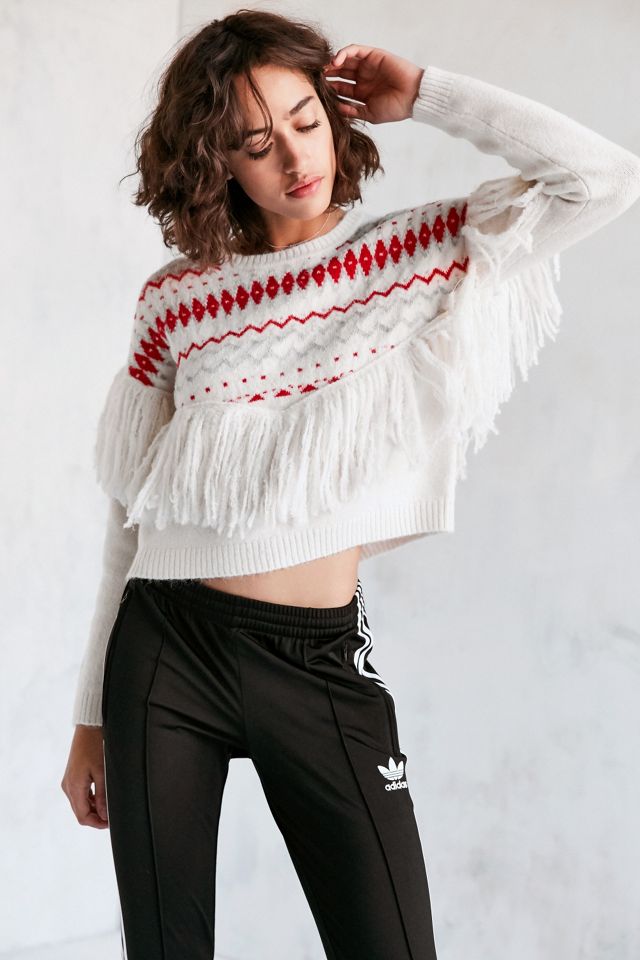Ecote Party Fringe Sweater | Urban Outfitters Canada