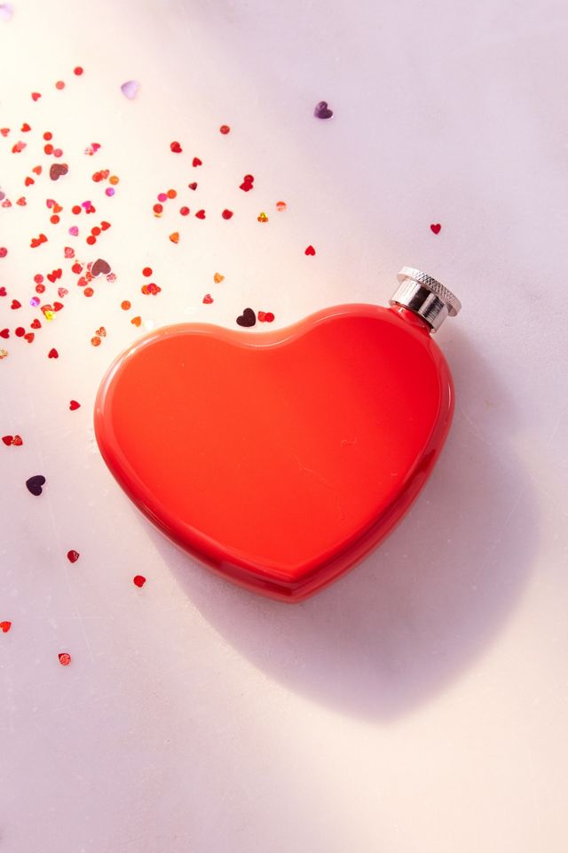 6-Oz Heart Flask | Urban Outfitters