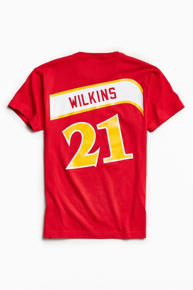 Mitchell & Ness Atlanta Hawks Dominique Wilkins Tee | Urban Outfitters