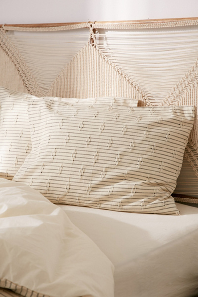 Rasha Yarn Dyed Sham Set | Urban Outfitters