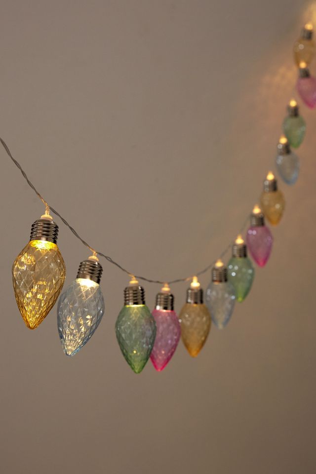 Battery Powered Pastel Bulb String Lights | Urban Outfitters