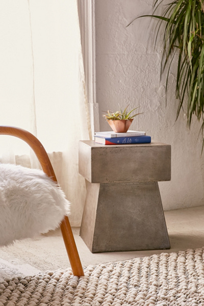 Concrete Side Table | Urban Outfitters