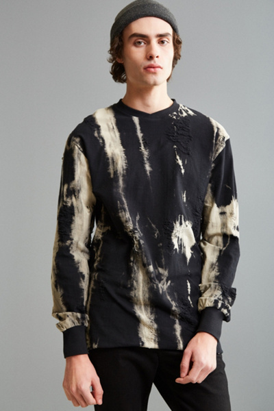 Publish Killien Bleached Crew Neck Sweatshirt | Urban Outfitters