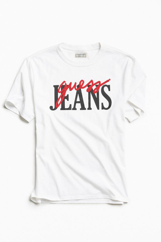GUESS Retro Script Tee | Urban Outfitters