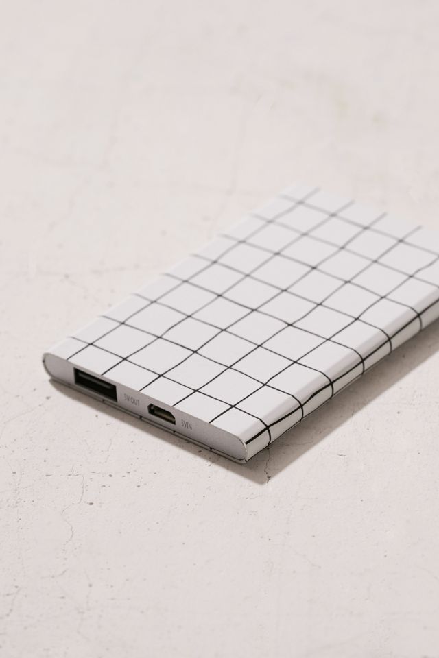 Slim Grid Portable Power Charger | Urban Outfitters