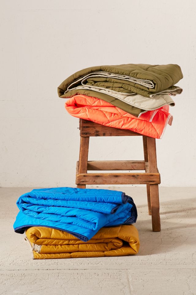 Nylon Quilted Throw Blanket | Urban Outfitters Canada